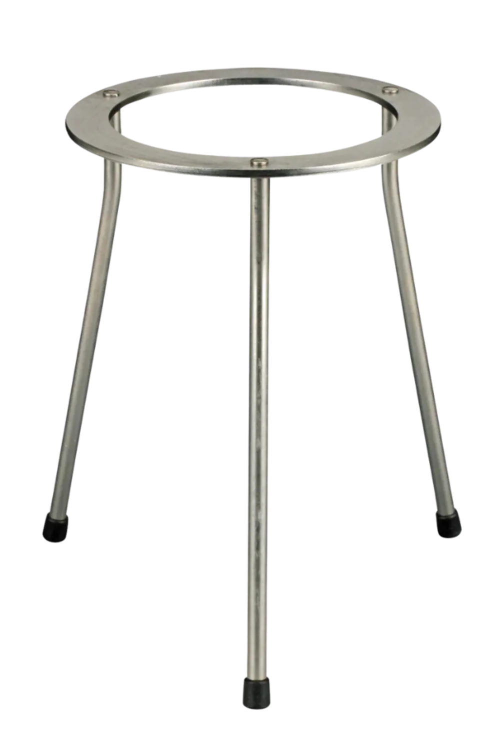 Trefod 21 cm i forniklet stål med kogering Ø 12 cm