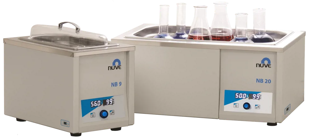 Vannbad, Nuve, NB20, 15L - Vannbad for laboratorier - Frederiksen ...