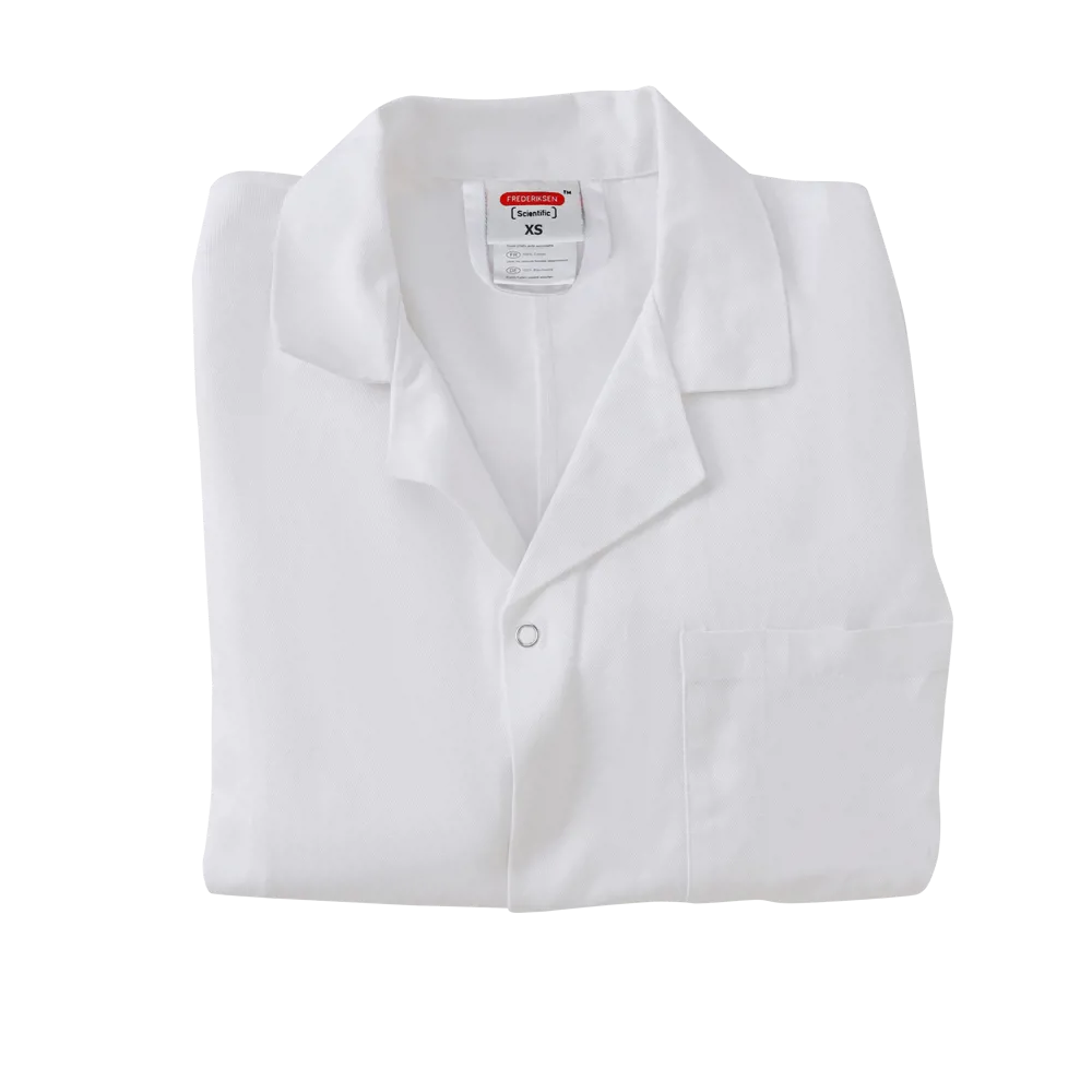 Labbrock - M, 100% bomull, se den hos Frederiksen Scientific