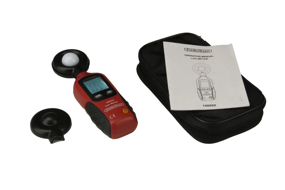Luxmeter, digitaal - Nauwkeurige lichtmeting - Frederiksen Scientific