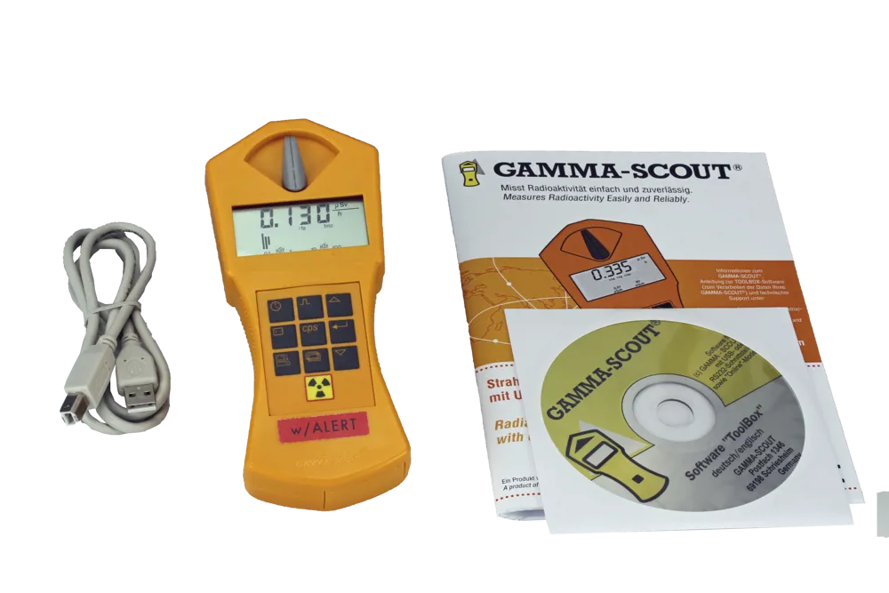 Gamma-Scout Med Alarm - Geigertæller & Strålingsdetektion - Frederiksen ...