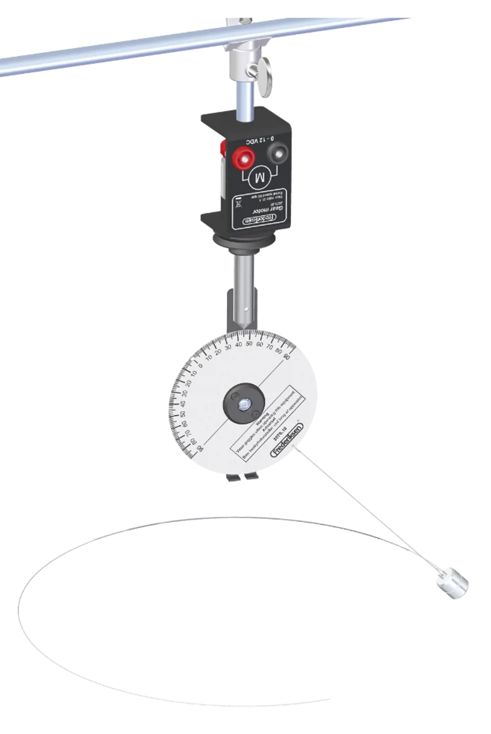 Konisk pendel for 202550 - Effektiv rotasjon - Frederiksen Scientific