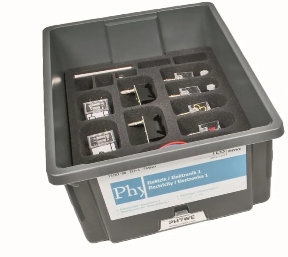 Elektrisitet og elektronikk 1 - PHYWE Student Kit - Læringsverktøy ...