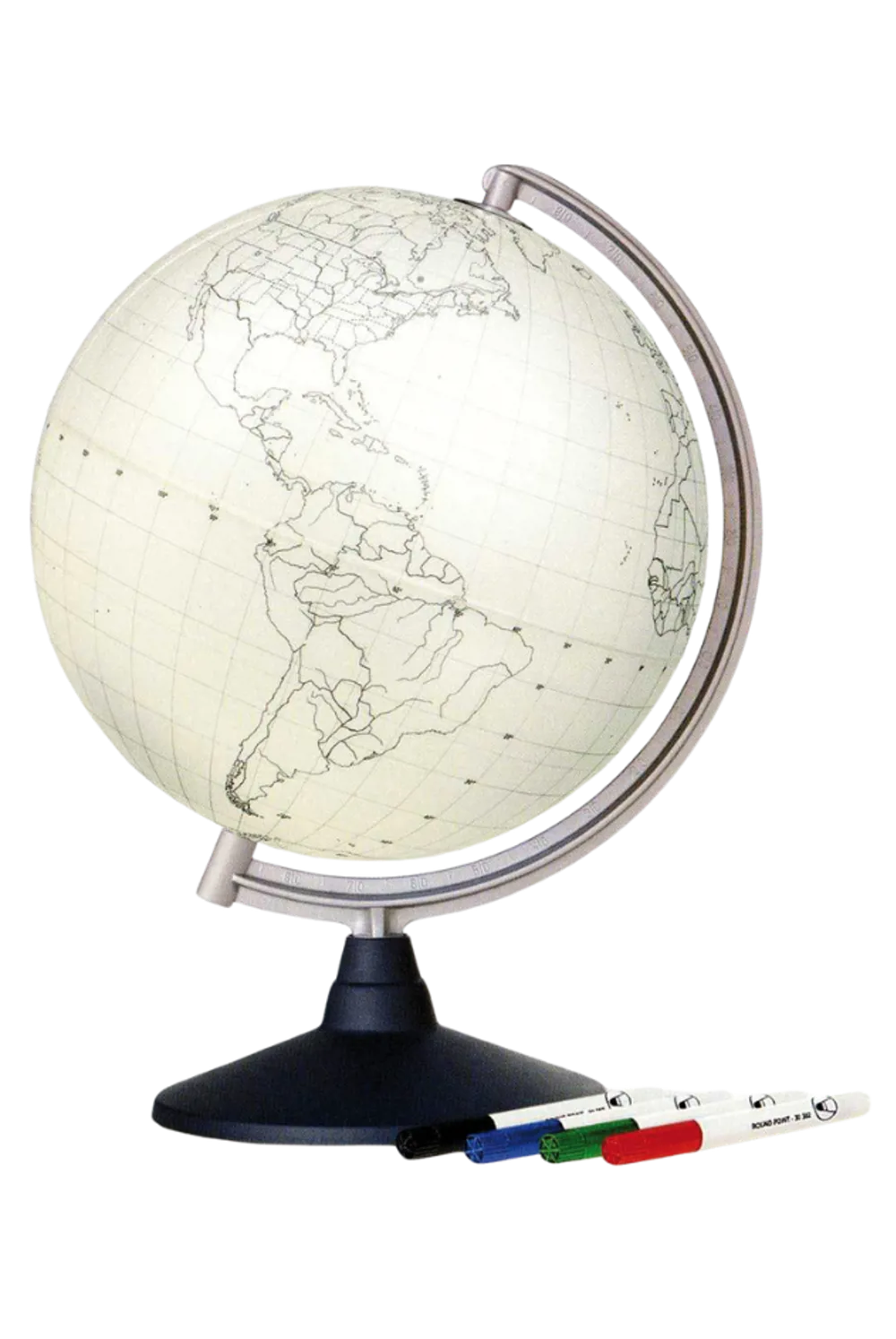 Wereldbol om zelf op te tekenen - 30cm